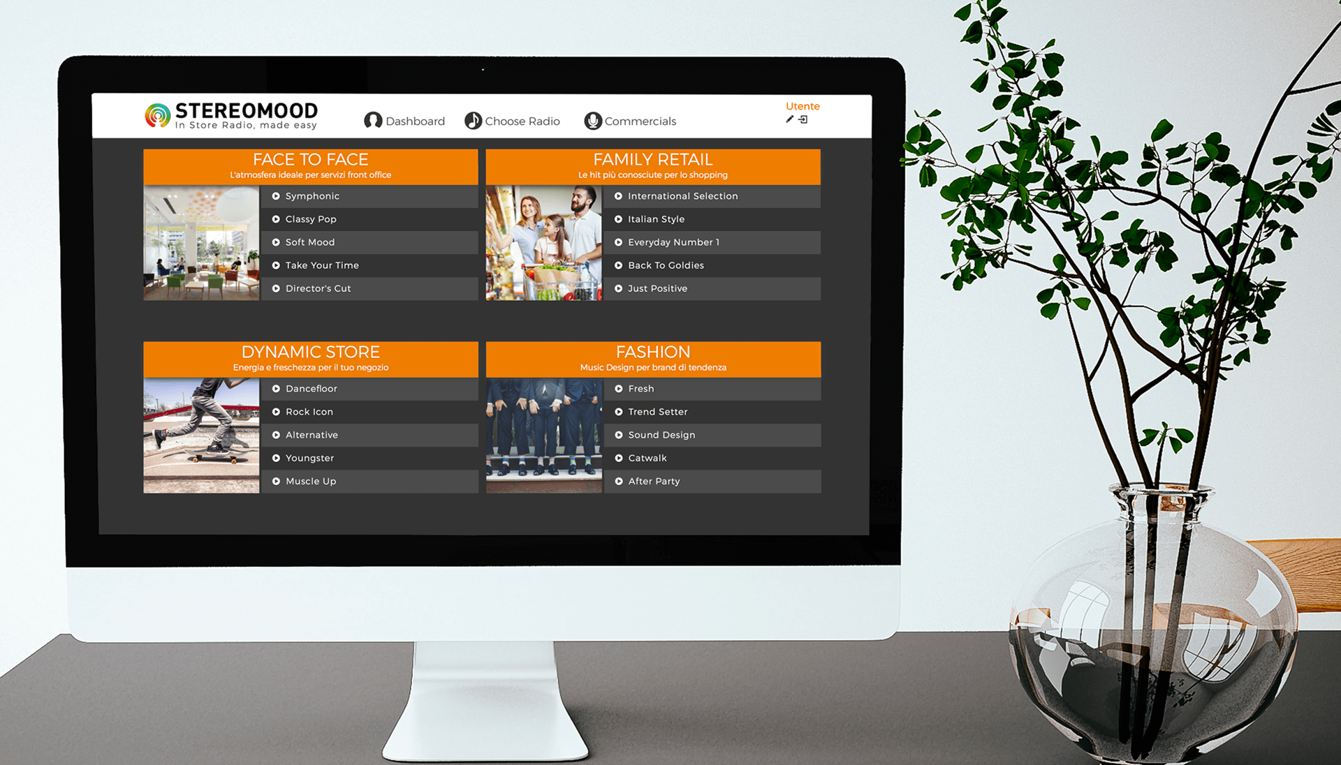 STEREOMOOD - Radio In Store, Corporate Radio, Brand Radio, Sound Design, Produzioni Audio